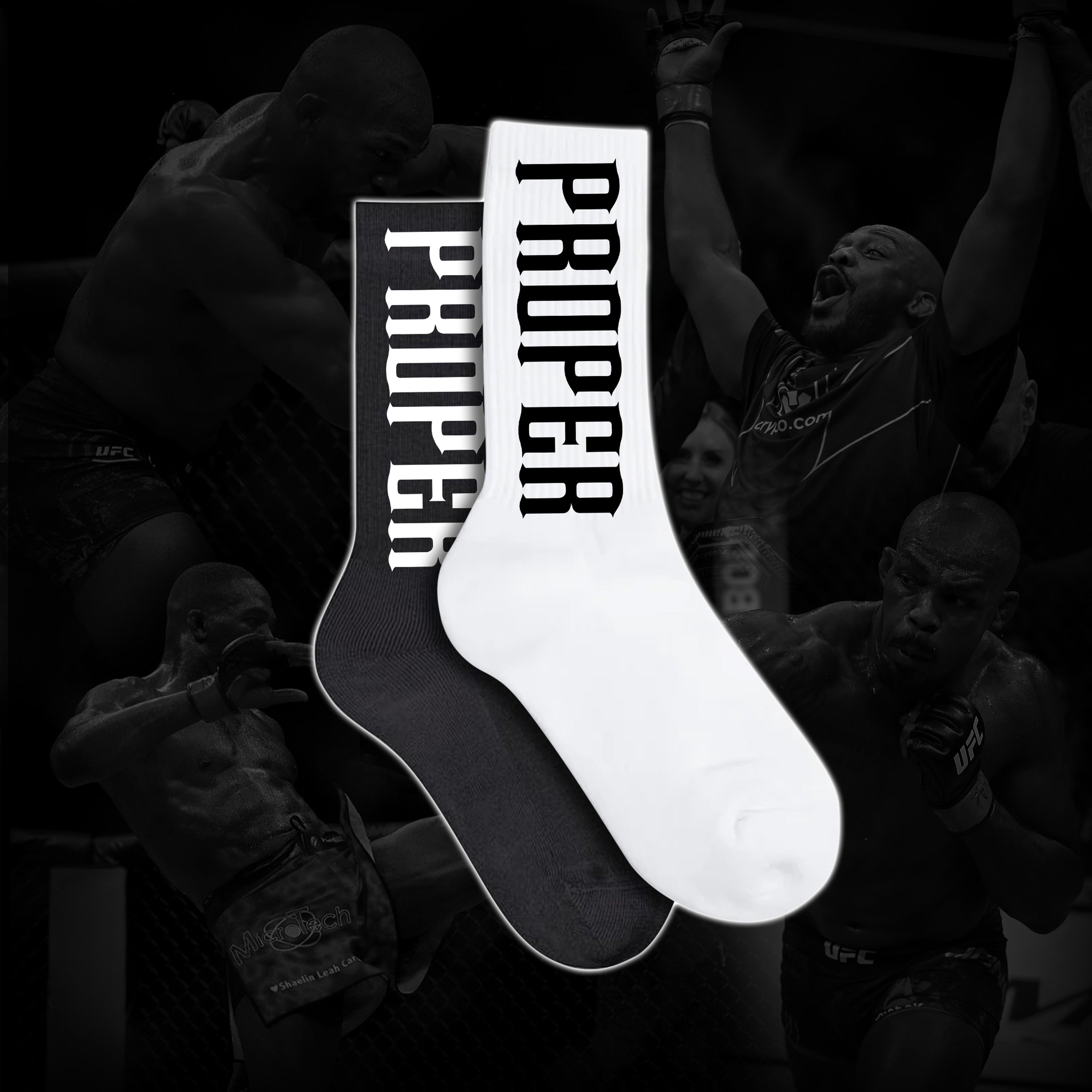 Proper Socks B/W 2 Pack Bundle
