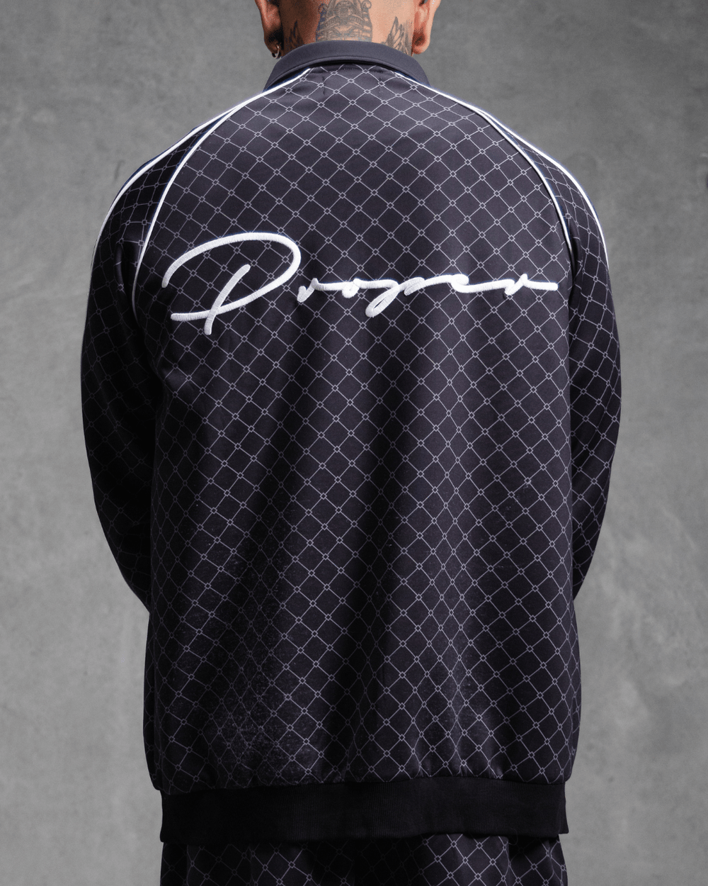 PROPER AUTOGRAPH ZIP UP JACKET BLACK
