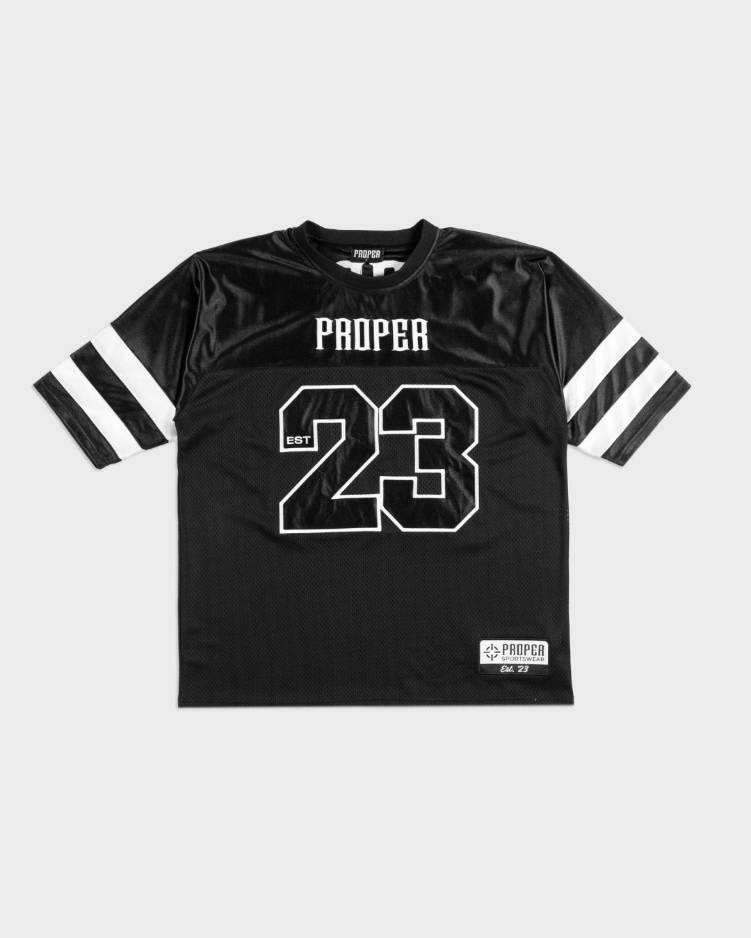 PROPER MVP NFL JERSEY BLACK/WHITE